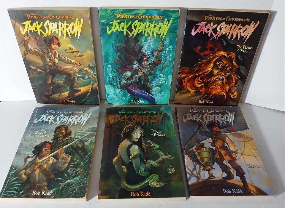 #1-12+3 JACK SPARROW Pirates of the Caribbean book Rob Kidd Handbook ...