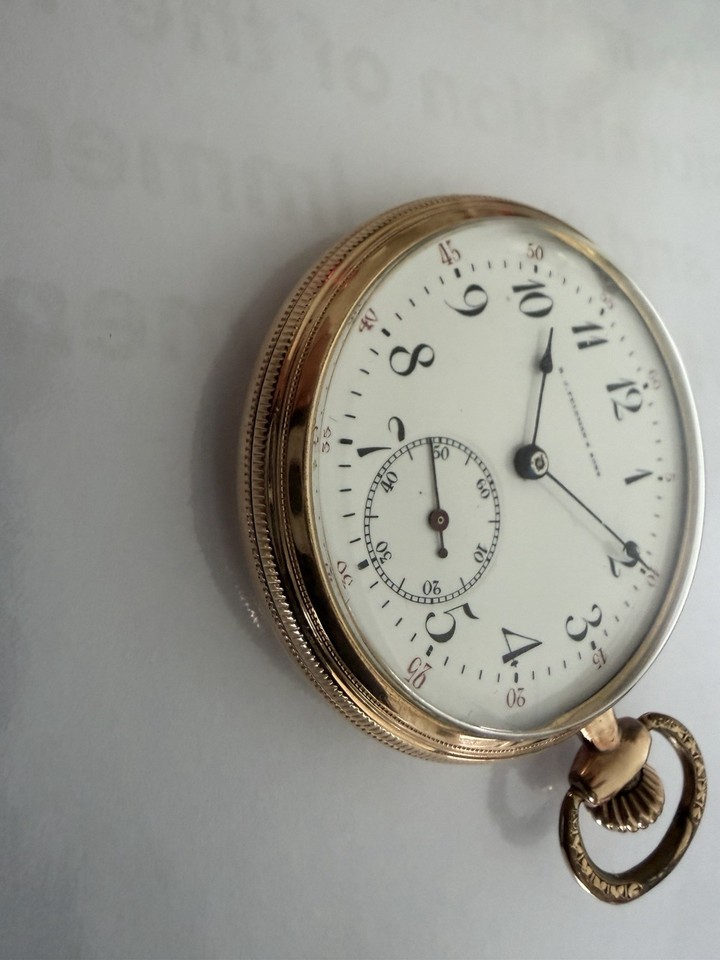 Antique American Pocket watch in roled gold | eBay Australia