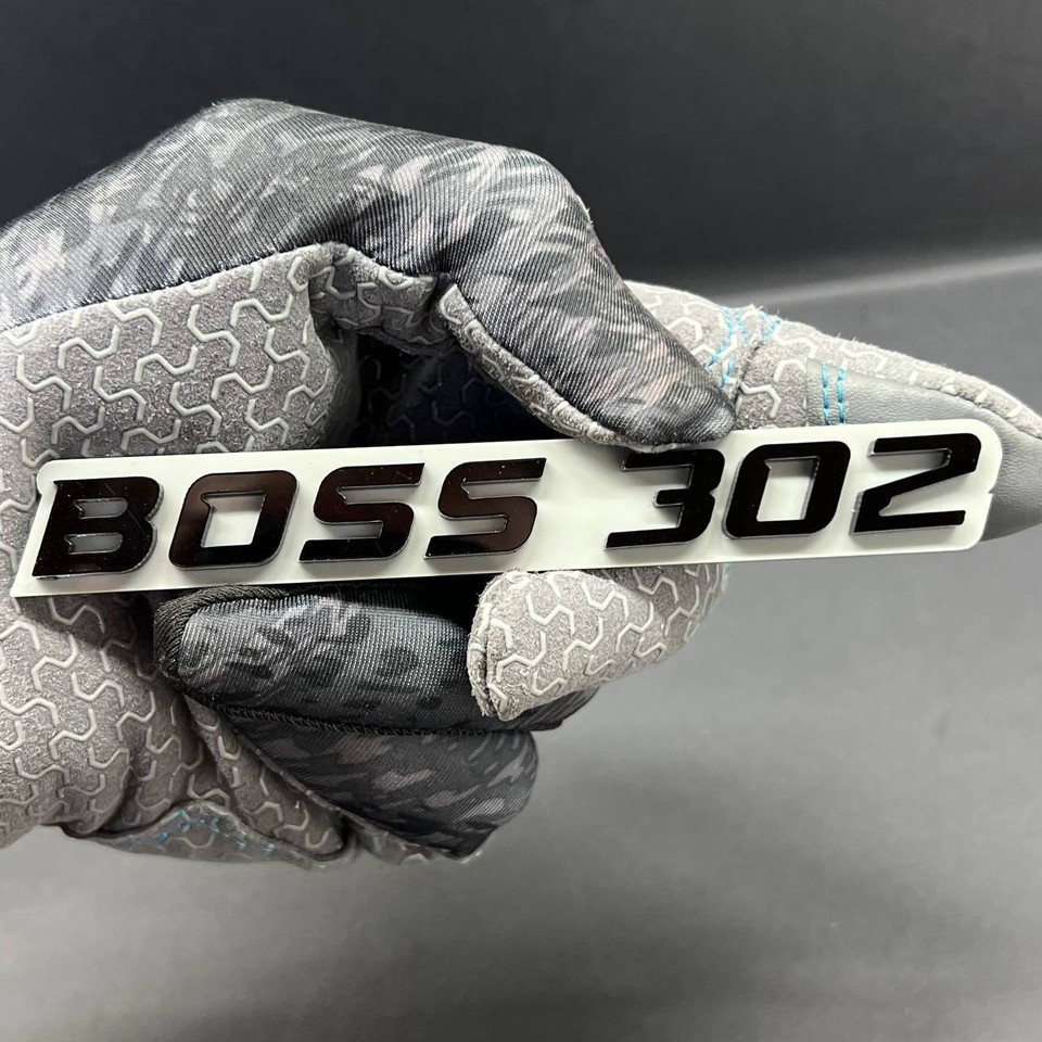 BOSS 302 Multicolor Emblems – BOSS 302 Fender Badges (Set of 2) for 302 ...