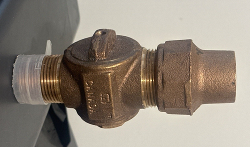 CAMBRIDGE 1″ AWWA X CTS NL Ground Key Corporation Stop Valve Bronze | eBay