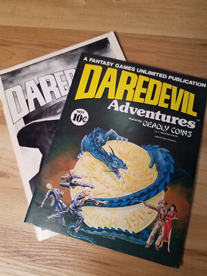 Daredevil Adventures Lot Deadly Coins and Basic Rules Fantasy Games ...
