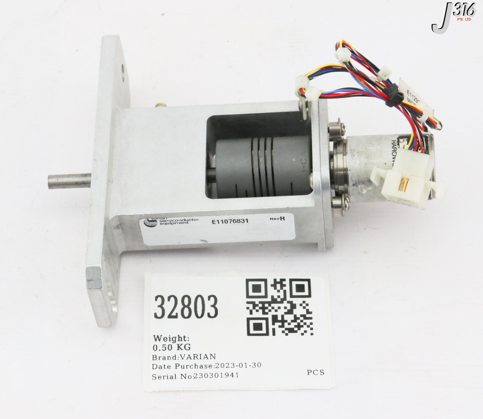32803 VARIAN RESOLVER ASSY W/ SPIN ENCODER ASSY, WIRED, MTR 118RCX-300 ...