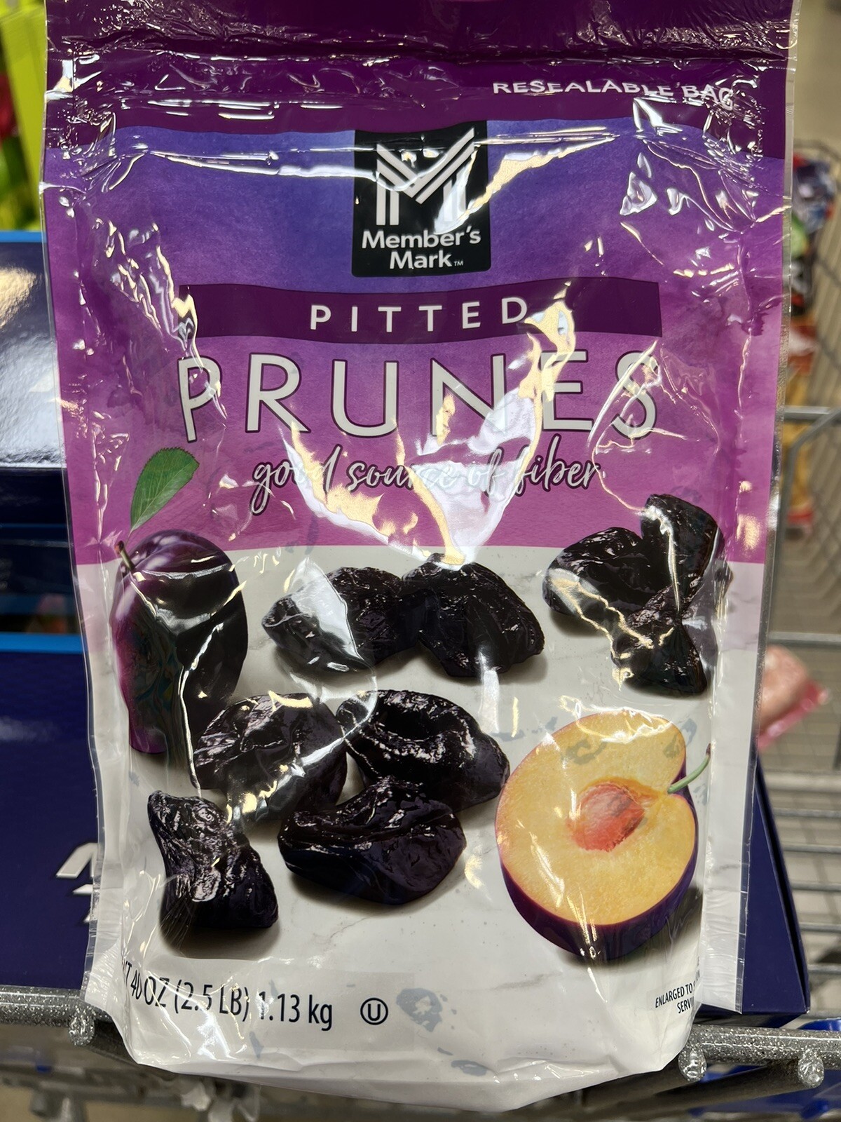 NEWEST Prunes Member's Mark Dried Pitted Prunes, 40 Ounce Exp November ...