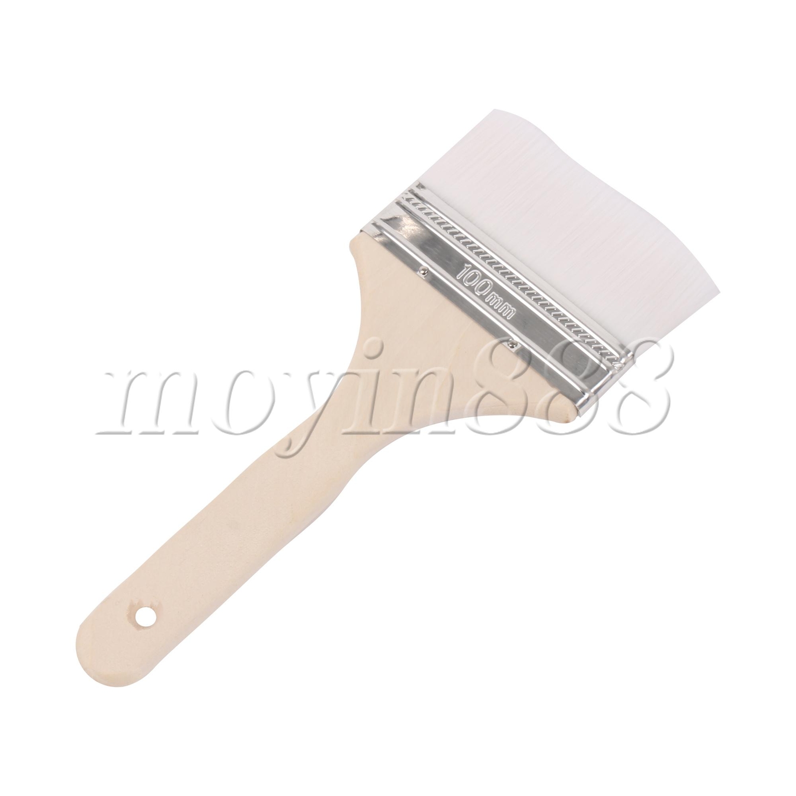 Flat Soft Paint Brush with Wood Handle for DIY Furniture Painting Tool ...
