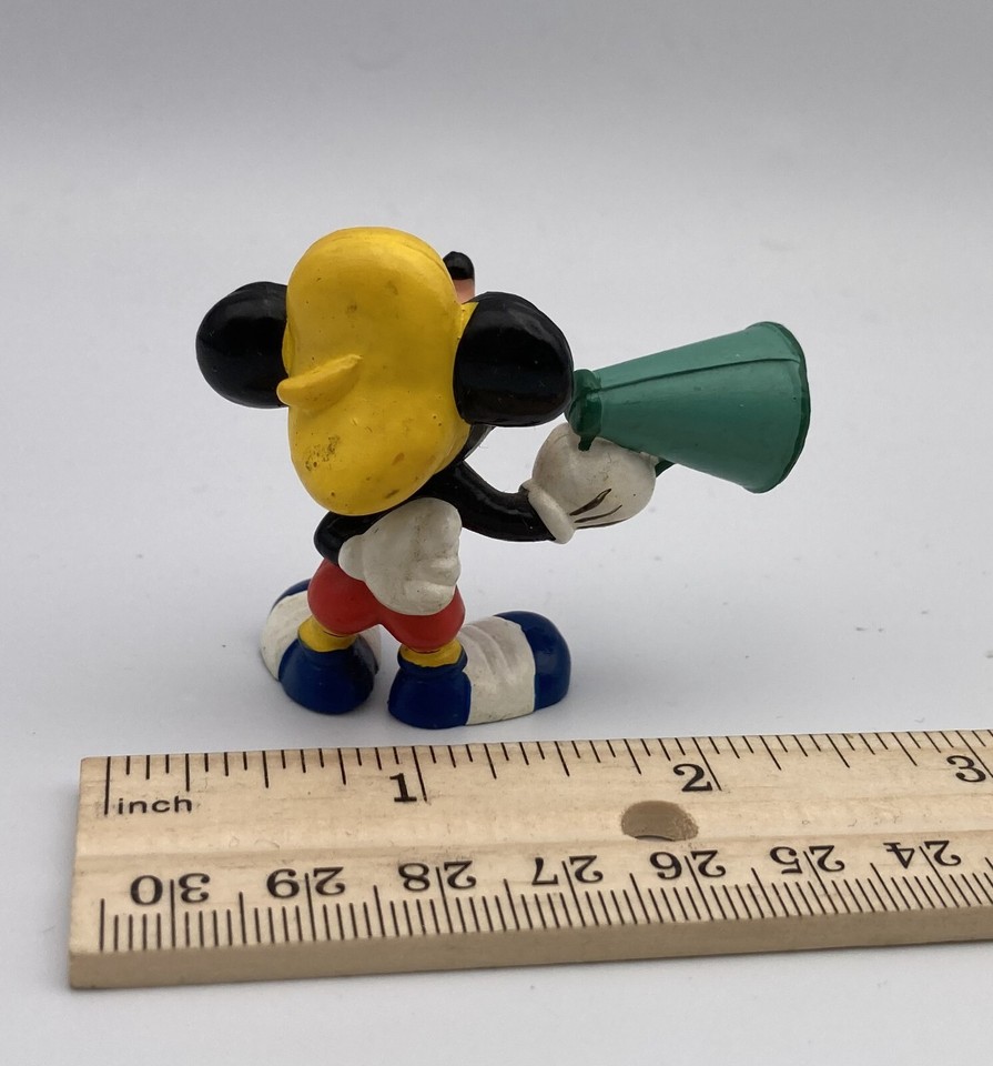 MICKEY MOUSE Movie Director 1987 Cake Topper PVC Vintage Figure Disney ...