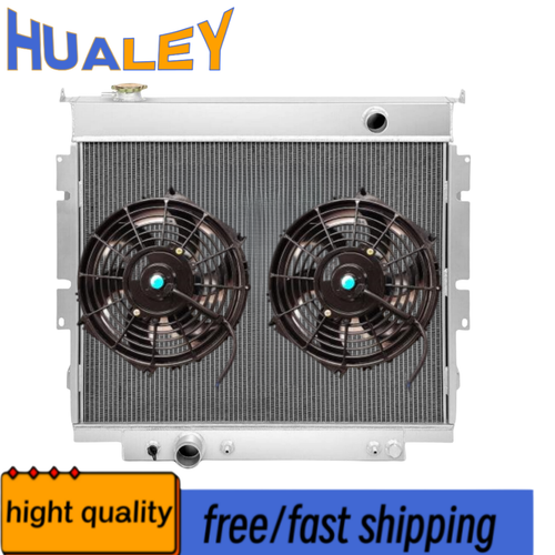 3Row Aluminum Radiator+fan For 1983-94 Ford F-250/F350/F250/F 6.9/7.3L ...