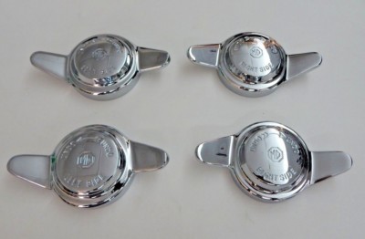 New Set of 4 Knock-Off Knockoff Nuts for Wire Wheel MG Midget MGB 8TPI ...