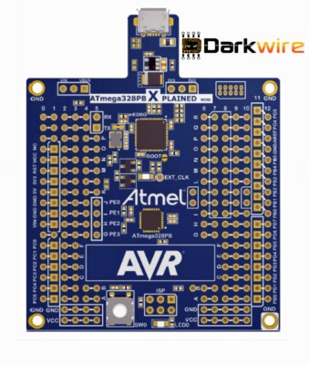 ATmega328PB Xplained Mini - demo & dev board for the ATmega328PB ...