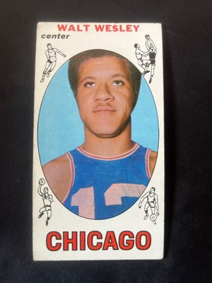 1969-70 Topps Basketball 🏀 #22 Walt Wesley Chicago Bulls RC(C) | eBay