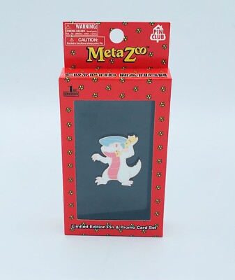 Metazoo Sewer Alligator Pin + Promo Card Set 1st Edition Pin Set Ready ...