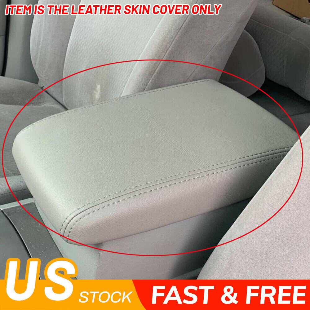 Fits 2008-2013 Toyota Highlander Leather Center Console Lid Armrest ...