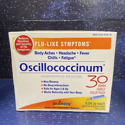 Boiron Oscillococcinum Homeopathic Medicine 30 Doses -Family Value Pack ...