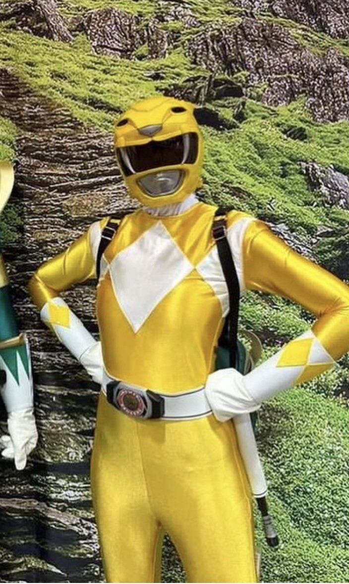 Yellow Power Ranger Costume Women