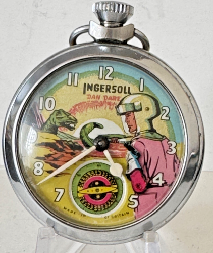 A Vintage Ingersoll Animated Pocket Watch "DAN DARE" Circa 1960 | eBay