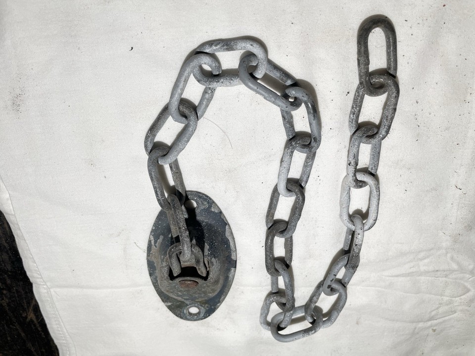 Land Rover Series Rear Tailgate Door Check Chains & Body Mount Plates ...