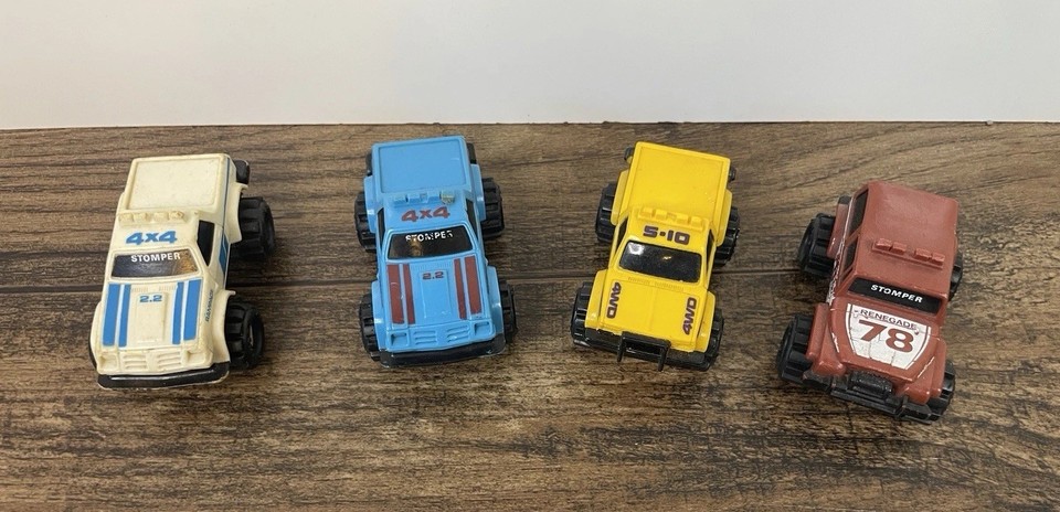 Lot Of 4 McDonald's Happy Meal Schaper Stompers Lot 4x4 Trucks Cars ...