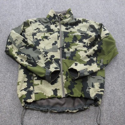Kuiu Guide Jacket Men Medium Camo Green Softshell Hunting Performance ...