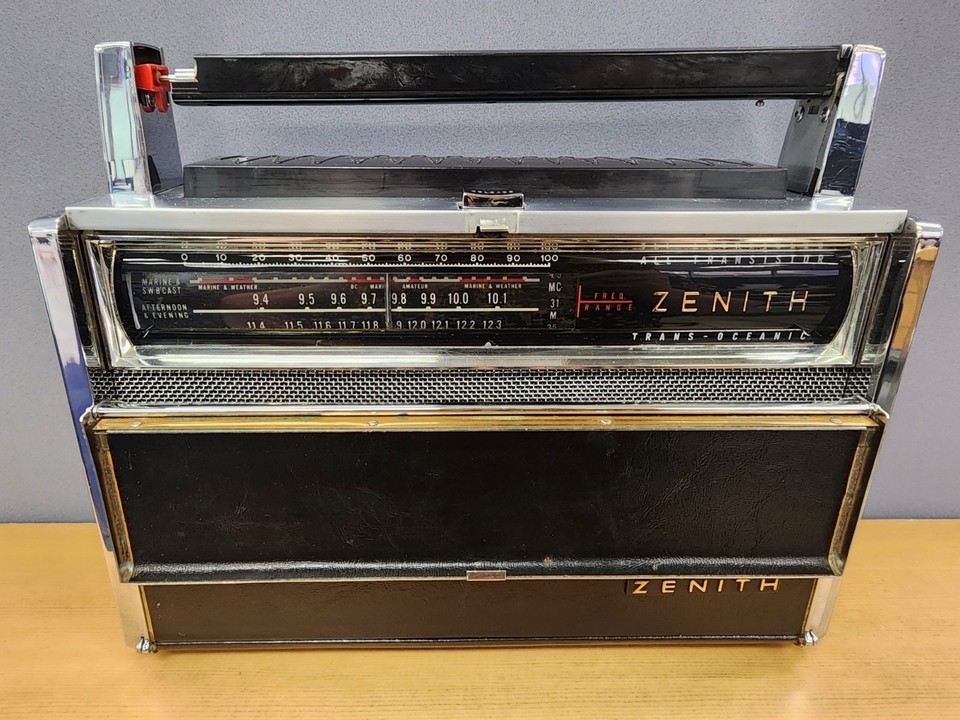 Vtg Zenith Royal 1000-D All Transistor Trans-Oceanic Multiband Radio ...