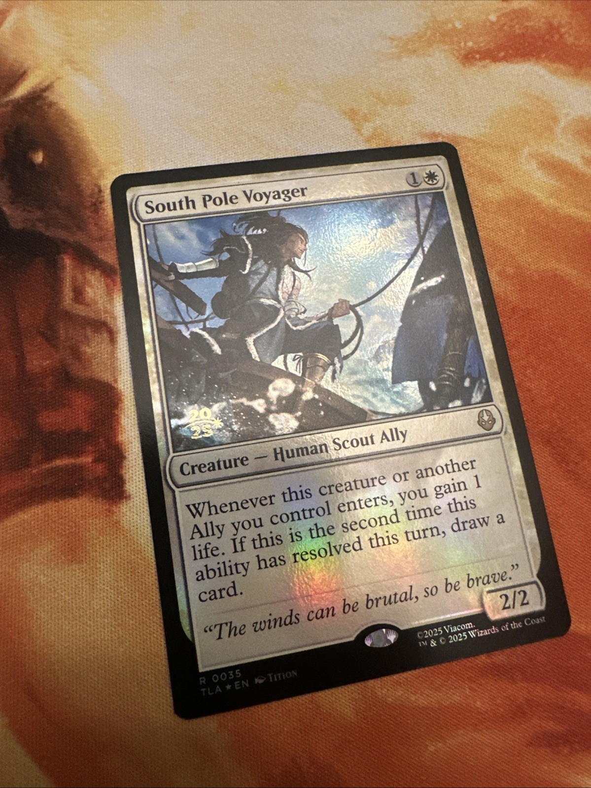 MTG South Pole Voyager TLA Avatar Magic 0035 Prerelease Foil Stamped NM ...
