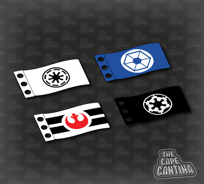 for LEGO Custom Flag Star Wars Clone Wars Banner Galaxy Space Flags ...