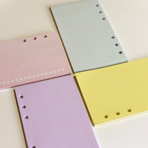 A6 To Do/Blank/Ruled Personal Diary Insert Refill Note Paper Organiser ...