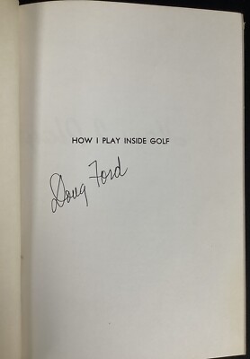 Doug Ford Signed Book How I Play Inside Golf PGA Masters Champion ...
