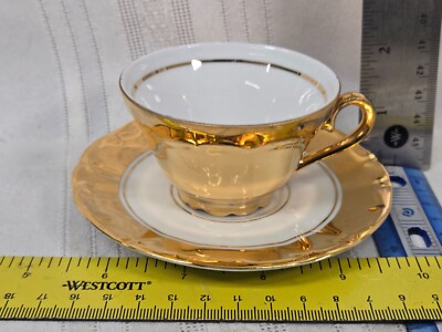 STW Bavaria Germany Gold Sugar Mini Teacup & Saucer | eBay