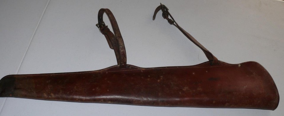 Vintage Bucheimer 100 leather rifle shotgun holster scabbard | eBay