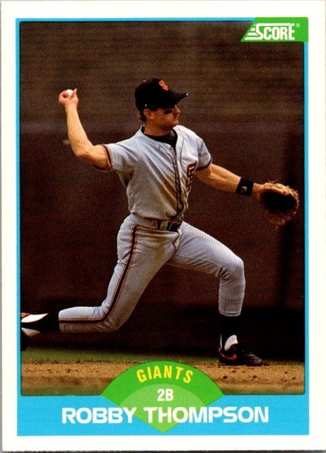 1989 Score - #172 Robby Thompson for sale online | eBay