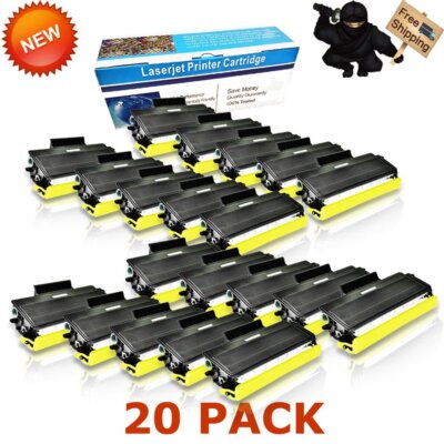 20x TN580 Toner Cartridge For Brother TN580 MFC-8460N HL-5240 HL-5250 ...