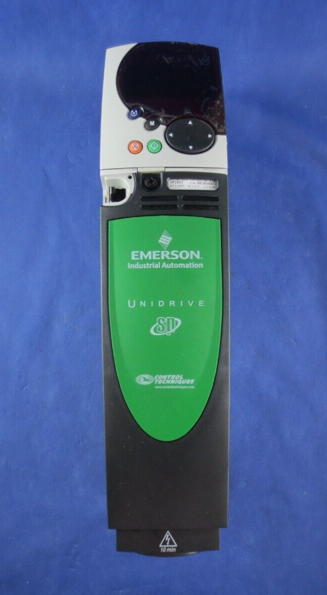 EMERSON CONTROL TECHNIQUES UNIDRIVE SP1401 480V 2.8A AC DRIVE. WARRANTY ...