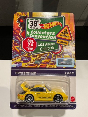 2024 Hot Wheels 38th Annual LA HWC Convention Porsche 959 - Yellow | eBay