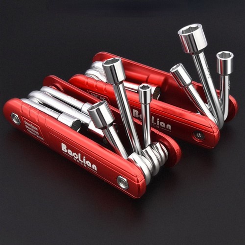 6 in 1 Folding Socket Wrench Kit Hand Maintenance Tool Household | eBay