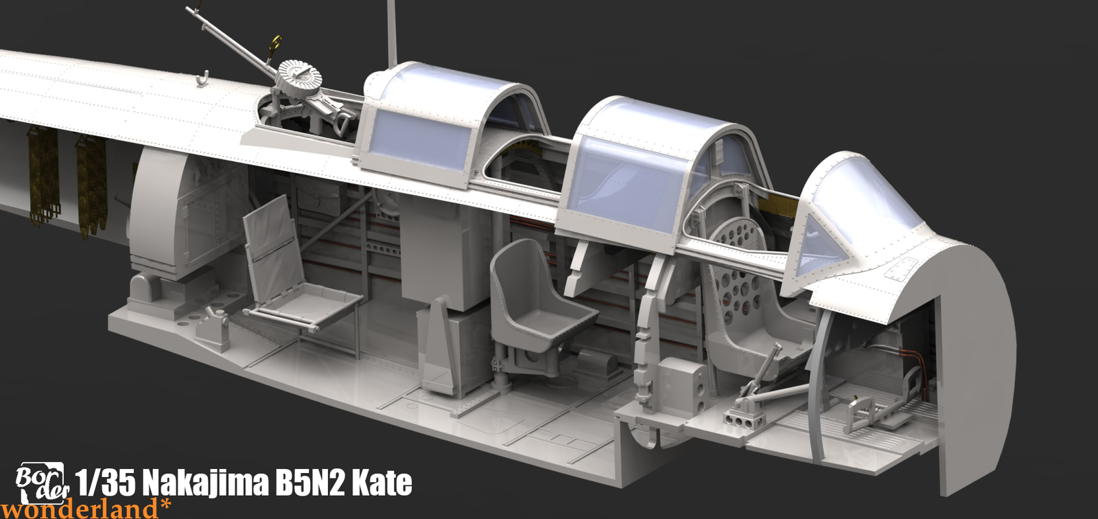 BORDER BF-005 Nakajima B5N2 Type 97 Carrier Attack Bomber(Kate) w/Full ...