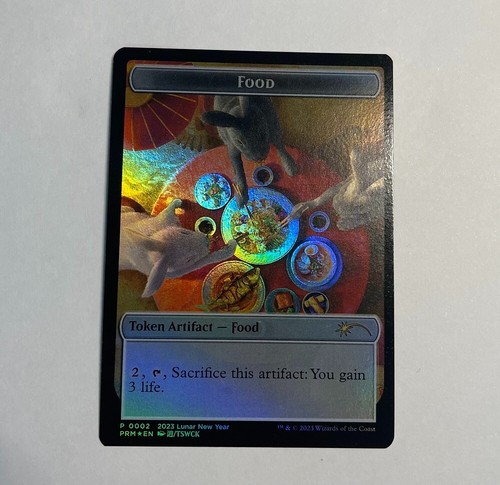 Food Token Foil Year of the Rabbit APAC 2023 Promo MTG | eBay