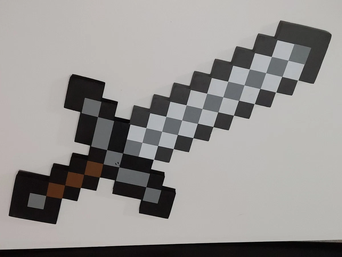Minecraft Iron Sword Foam