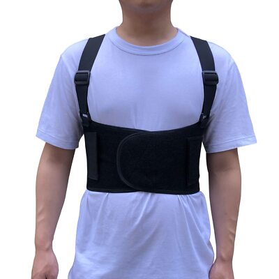 Rib Brace Chest Binder Belt for Men and Women Breathable Rib Support ...