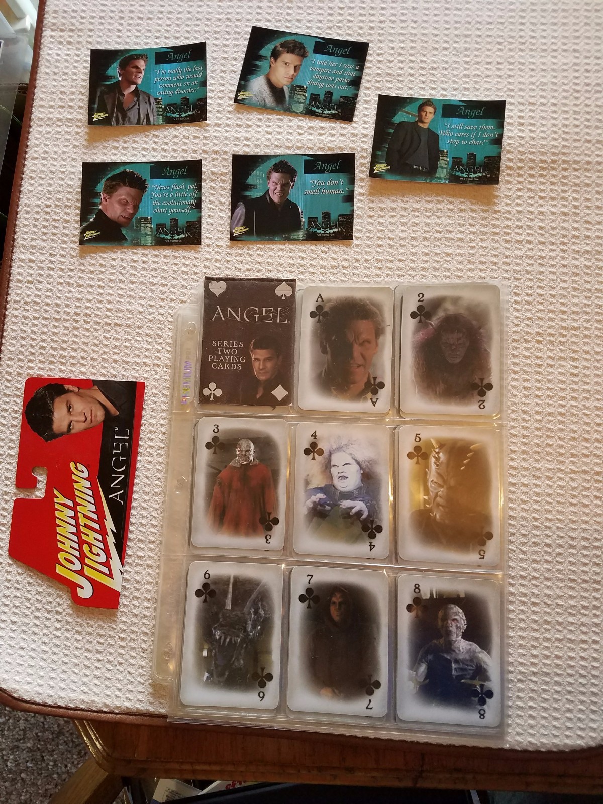 Lot of Angel Buffy Miscellaneous Johnny Lightning Cards & Series 2 ...