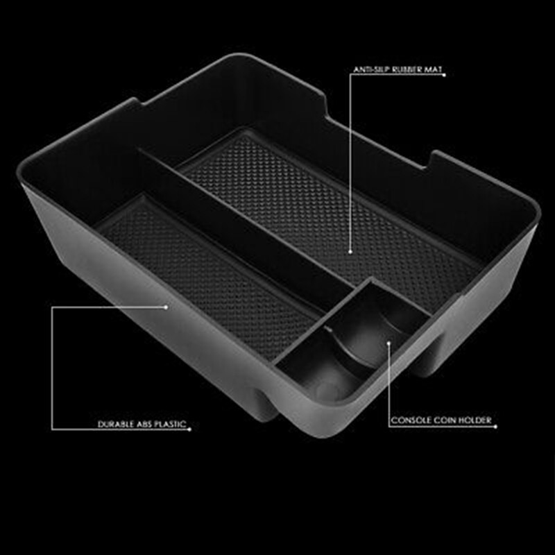Car Center Console Flocking Storage Box Armrest Box Storage Box Car7646 ...