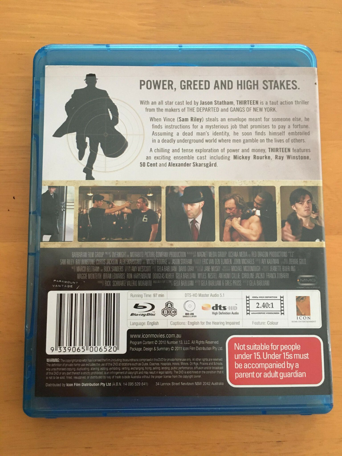 Thirteen Jason Statham Bluray Region B | eBay