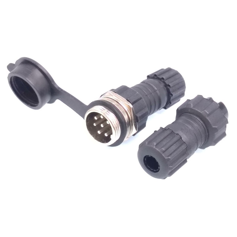 2Sets GX16 Waterproof Aviation Connector Plug Socket Sensor 7pin | eBay