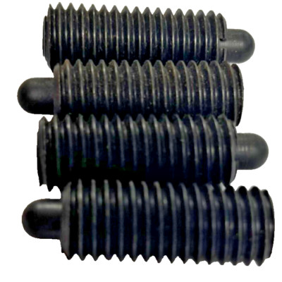 THREADED SPRING PLUNGER LOT OF 4 1/2"-13 PROJECTION 1/4" THREAD LENGTH ...