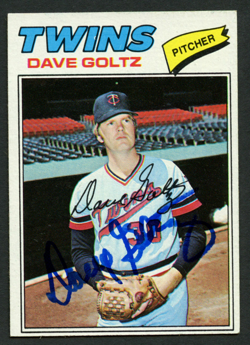 Dave Goltz #321 signed autograph auto 1977 Topps Baseball Trading Card ...