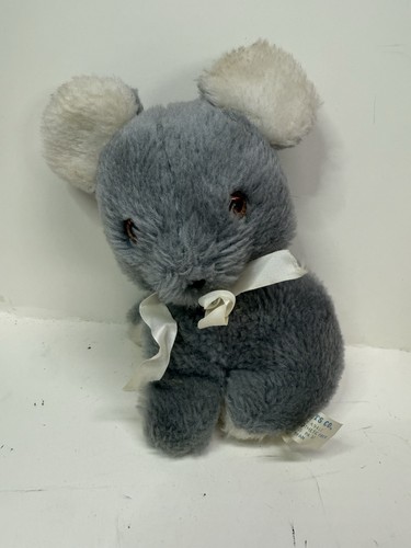 Vintage Gerber Bear Mouse Koala Plush Gray Stuffed Animal 6” Soft Plush ...