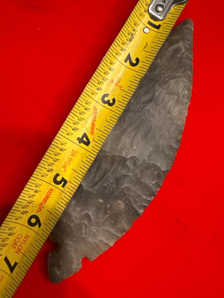 woodland archaic paleo turkey tail point knife arrowhead artifact | eBay