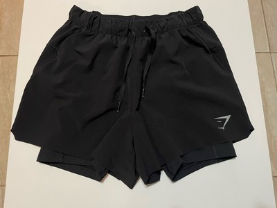Gymshark Shorts Women’s Small Black Athletic Training Build In Tights ...