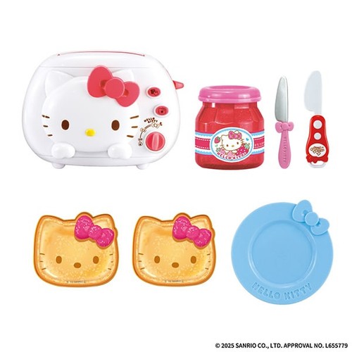 Pré Mar8 Sanrio Hello Kitty Pop-Up Bread ! Pain Ensemble Jouet Figurine ...