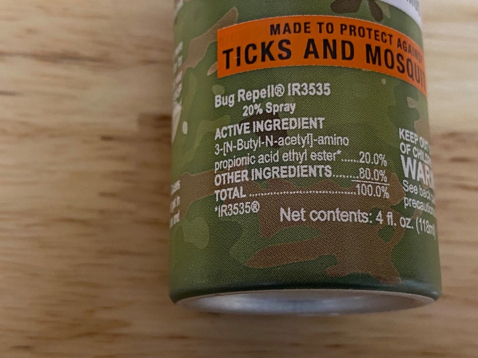 MILITARY BULLSEYE BUG INSECT MOSQUITO SPRAY REPELLENT PROTECTION DEET ...