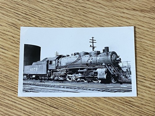 Santa Fe Railway Steam Engine Locomotive 4079 Vintage Photo ATSF | eBay