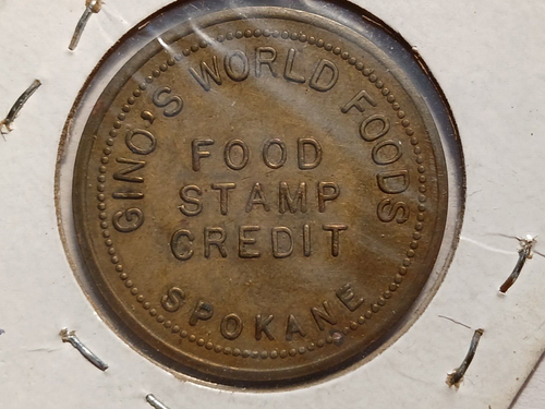 older 2nd period food stamp token - Spokane, WA | eBay